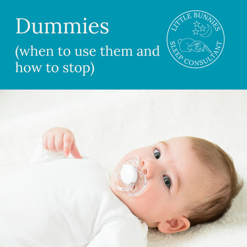 When to Stop Dummies & How to Use Them | Little Bunnies Sleep