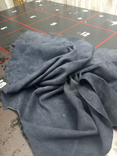 Navy SplitSuede Mix 30ftLot 3-4oz Lot#10624 Final S | Acadia