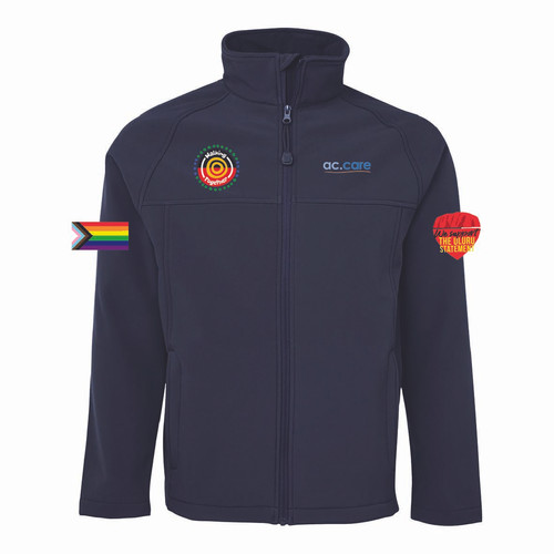 AC Foster Care Mens Softshell Jacket | Tri State Graphics