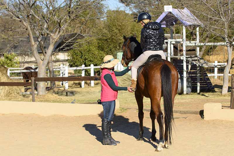 Capriole Stables riding lessons near Midstream and Centurion
