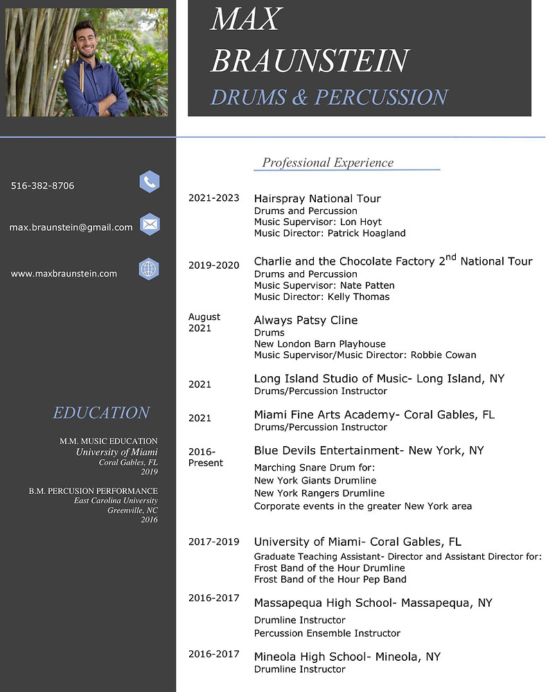 RESUME | maxbraunstein