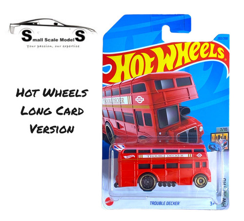 Hot Wheels Diecast Model Toy - Metro - Trouble Decker | Small Scale Models