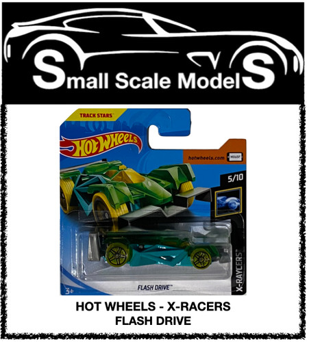 HOT WHEELS - X-RACERS - FLASH DRIVE | Small Scale Models