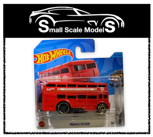 Hot Wheels Diecast Model Toy - Metro - Trouble Decker | Small Scale Models