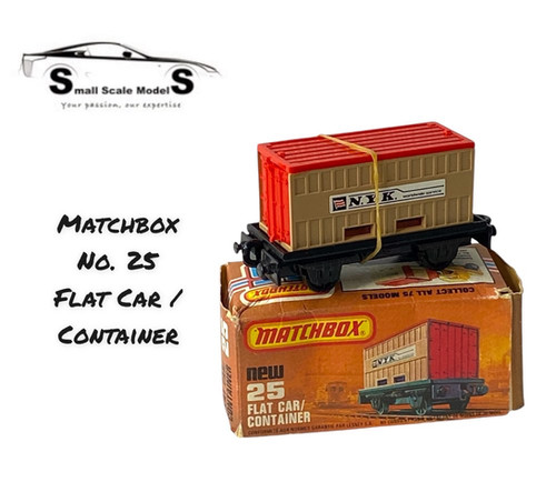 Matchbox Superfast - No.25 - Flat Car / Container | Small Scale Models