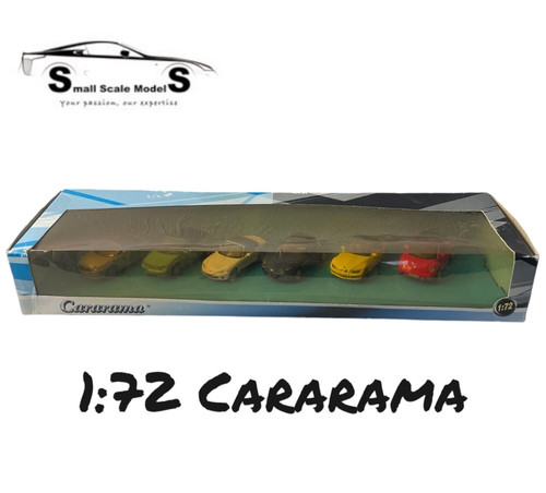 Cararama - 1:72 Scale - 00 Gauge Convertible Car Set | Small Scale Models