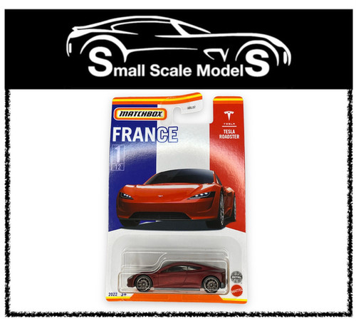 Matchbox Model - Best of France - Tesla Roadster toy car | Small Scale ...