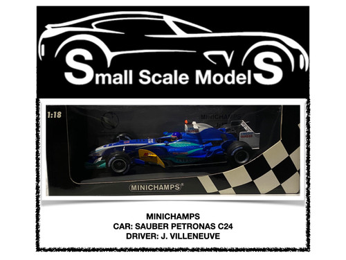 Minichamps F1 Model Car - Sauber Petronas C24 - J. Villeneuve | Small ...