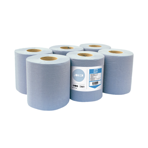 Papel Rolo Mãos Chaminé Azul 2 folhas - 6 rolos | Qualidefender