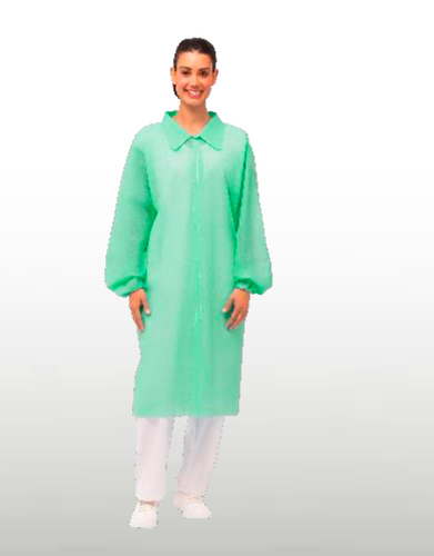 Bata Descartável verde (10 uni) - tnt (20 grs) | Qualidefender