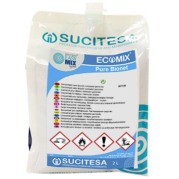 GERMICIDA Concentrado - ECOMIX PURE BIONET (Bolsa 2 LT) | Qualidefender