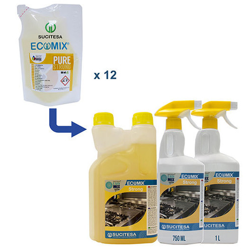ECOMIX STRONG FOAMER PACK (12 Unidades) | Qualidefender