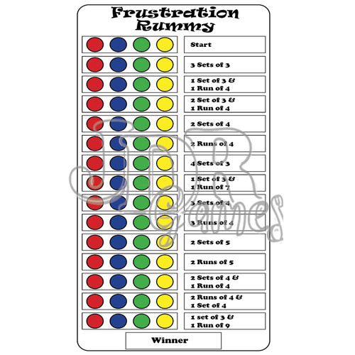 Frustration Rummy | Jdr Games