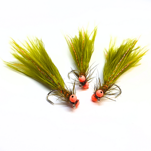 Orange Flash Damsel | ukflyfisherofficial