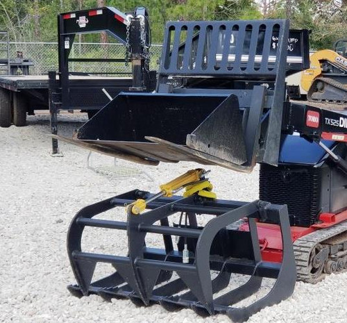 Mini Skid Steer Grapple and Forks Package | equipment-sales