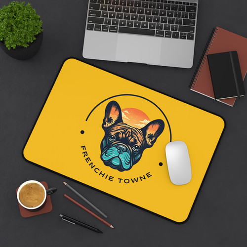 French Bulldog Desk Mat | Frenchie Towne