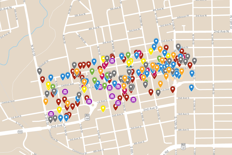 Interactive Map of Main Street Fort Dodge