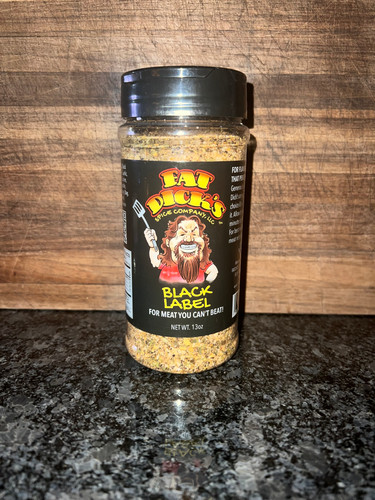 Fat Dick's Black Label Seasoning 12oz | Fat Dick's Spice Co