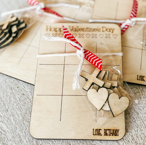 Valentine's Day tic tac toe game Favors | Class Valentine Gift ...