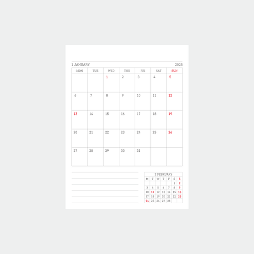 D4：Month_2025 | FLEXNOTE