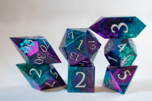 "Final Frontier" Full Dice Set | Dragon Knight Dice