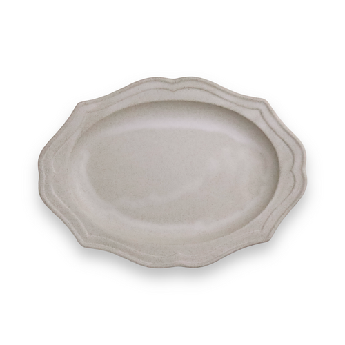 Vintage Style Plate - Beige | Mio London