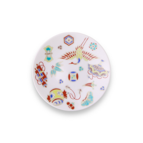 Kutani Ware Mini Plate - Takara-zukushi (Treasure Collection) | Mio London