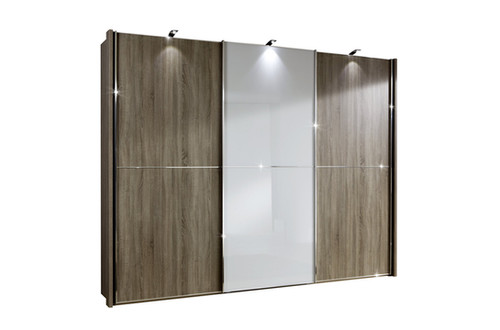 Moonlight 225cm Sliding 3 Door Wardrobe | Busbridge Furniture