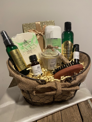 SPA THEMED GIFT BASKET SETS FOR HIM OR HER | SchooleysMountainSoap