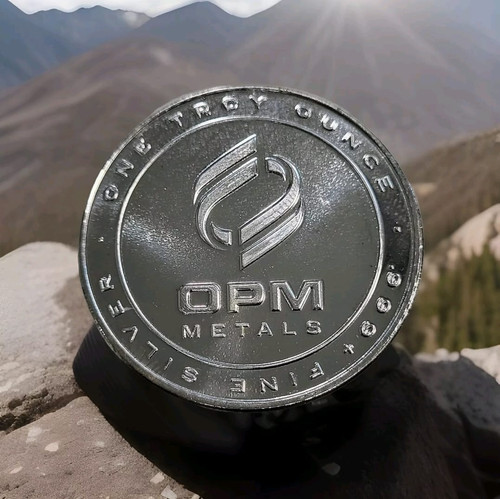 Ohio Precious Metals (OPM) 1oz .999+ Fine Vintage Silver Round | Silver ...