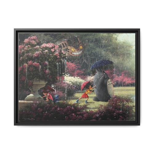 "Ride the FE-Line" - Matte Canvas, Black Frame | Downcycled