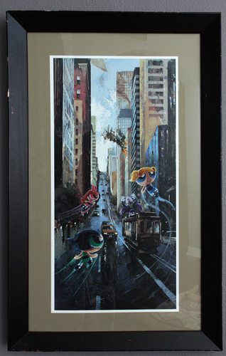 "Everything Nice" Original Painting (In Frame) | Downcycled