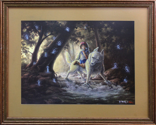 "Mononono" Original Painting (In Frame) | Downcycled