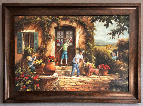 "The Hill's Have Aye Yai Yai's" - Original Painting | Downcycled