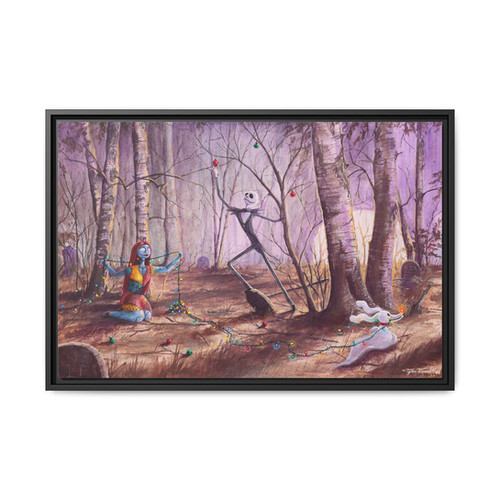 "What's This?" - Matte Canvas, Black Frame | Downcycled