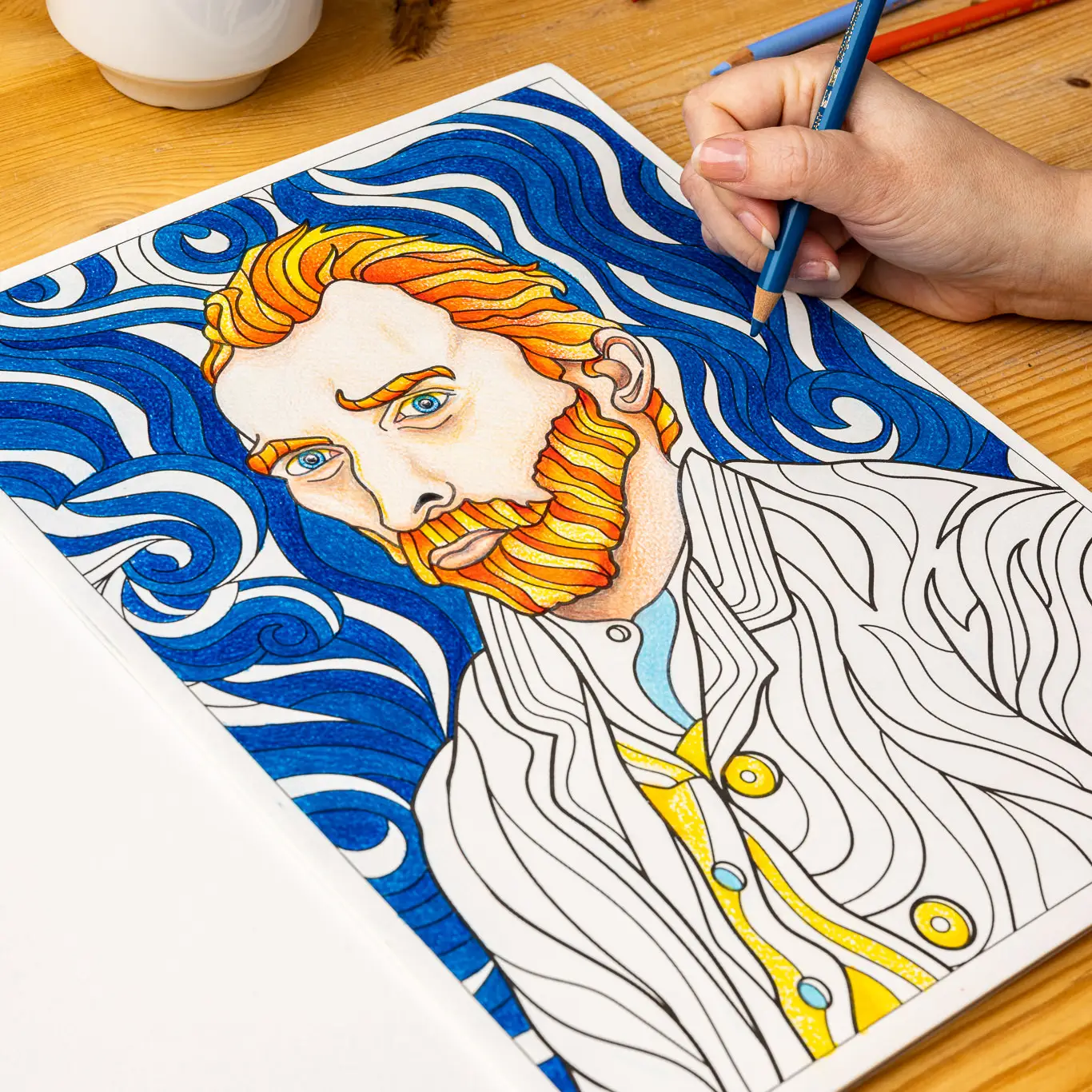 Vincent van Gogh Coloring Book | missmegansmakeroom