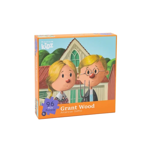 Grant Wood American Gothic Museum Kidz 96 Piece Puzzle | missmegansmakeroom