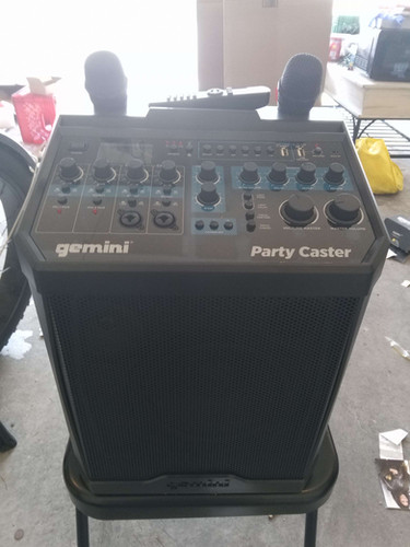 Gemini Party Caster PA with 2 wireless mics for rent (2 hour minimum in ...