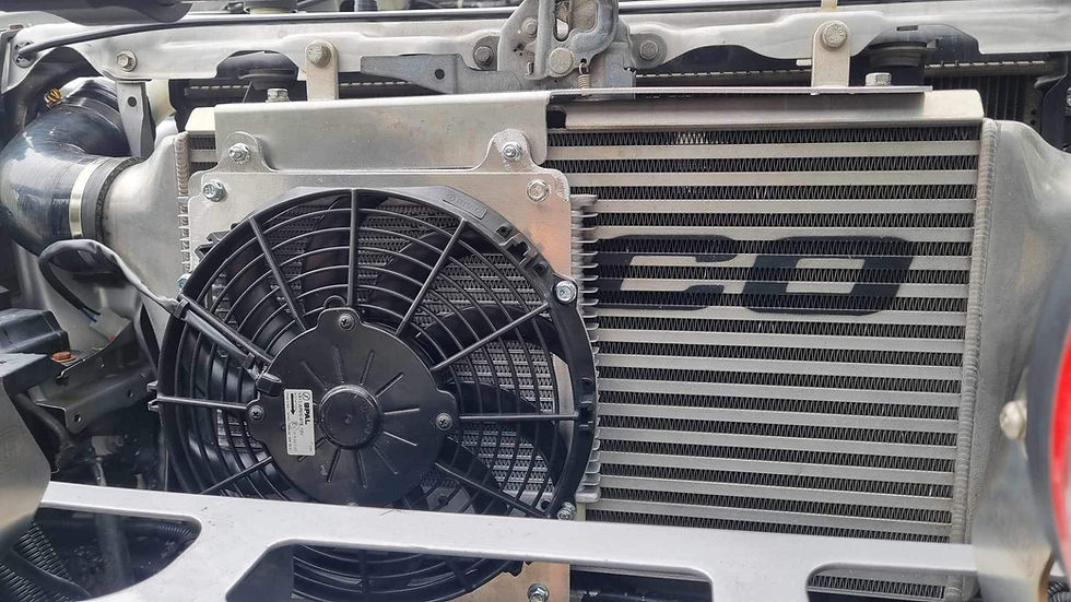 N70 Hilux Transmission Cooler Kit (Suit PSICO Intercooler) | KaizenFab