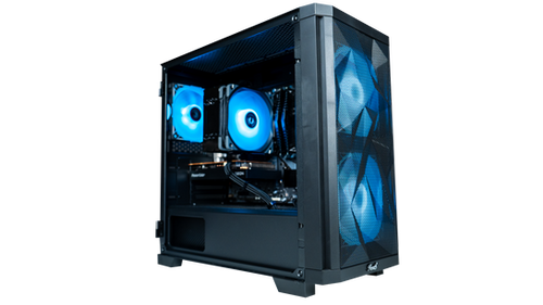 Budget Black/RGB Gaming PC (i3 12100F + RX 6500 XT) | Zach's Tech Turf