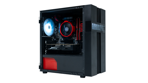 Entry Level Black/Red Gaming PC (Ryzen 5 1400 + RX 560 2GB) | Zach's ...
