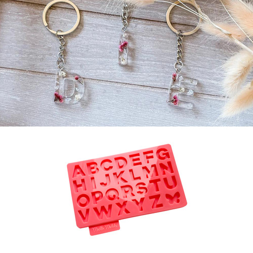 Mini Alphabet Epoxy Resin Silicone Mould - Small Size Letters - Create ...