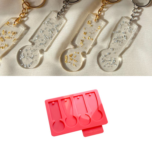 Shopping Cart Chip Epoxy Resin Mold - Trolley Token Mould | Melb Molds