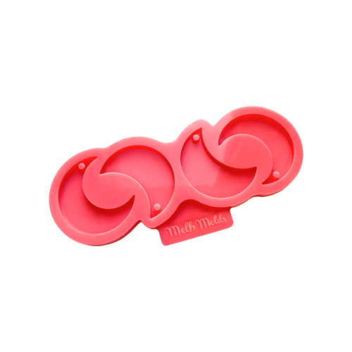 Crescent Moon Epoxy Resin Silicone Mold - Dual-Style - Create Keyrings ...
