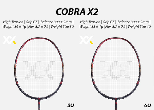 MAXX - Cobra X2 Pro Racket (4U) | Buddy Sports
