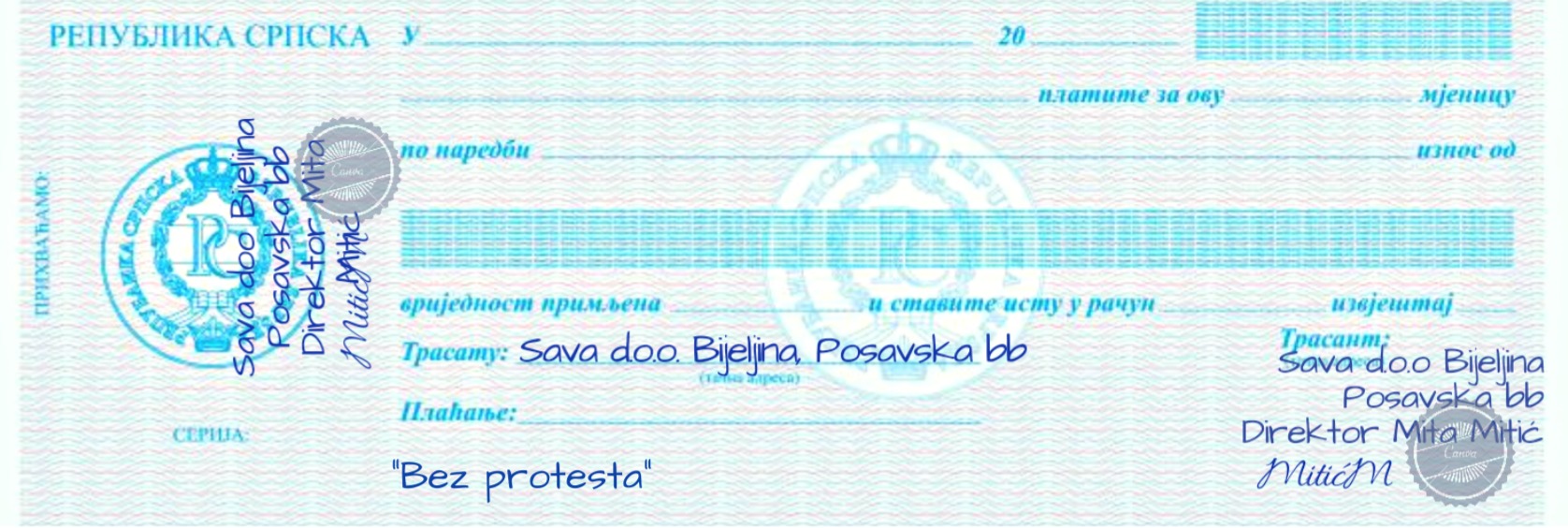 Mjenica "bez protesta"
