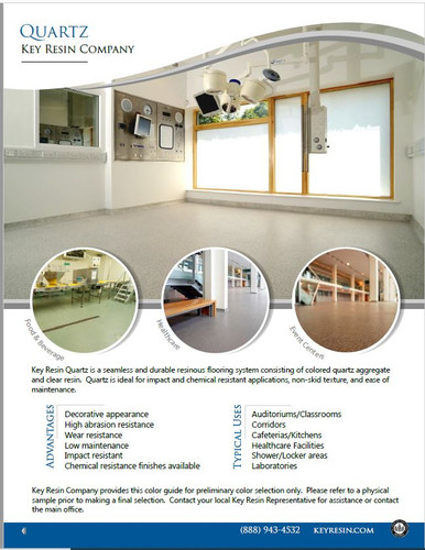 KR Quartz Standard Colors Sell Sheet | KRCsales