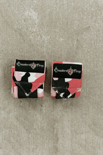 Pink Camo WRIST WRAPS, VELCRO LATCH, WRIST SUPPORT, HEAVY-DUTY ...