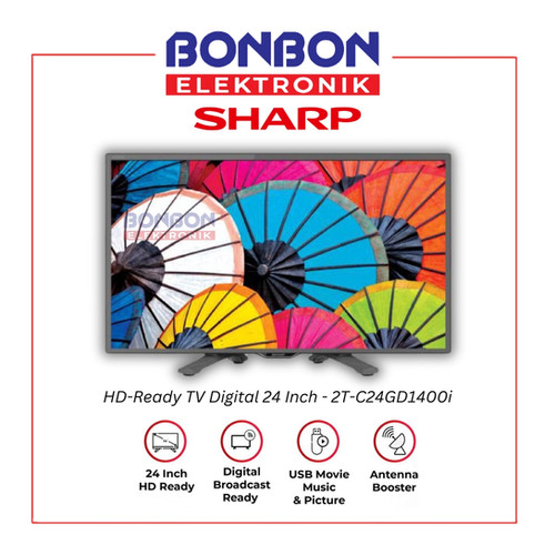 Sharp LED Digital TV 24 Inch 2T-C24GD1400i / C24GD1400i / 2T-C24GD ...