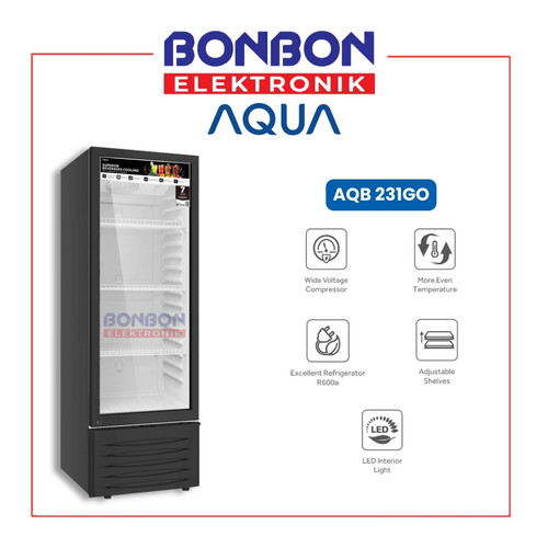 AQUA Showcase Display Cooler 220L AQB-231GO / AQB 231GO / 231GO 220 ...